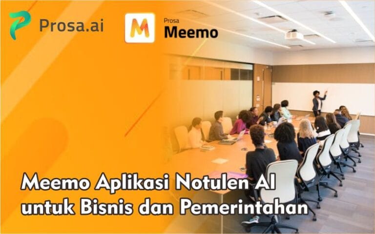 √ Meemo Aplikasi Notulen AI untuk Bisnis dan Pemerintahan